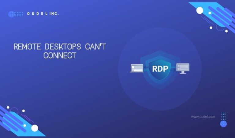 remote desktops can’t connect to the remote computer