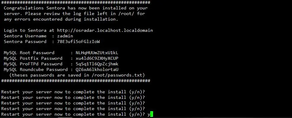 How to install Sentora on CentOS 7 - Oudel Inc.