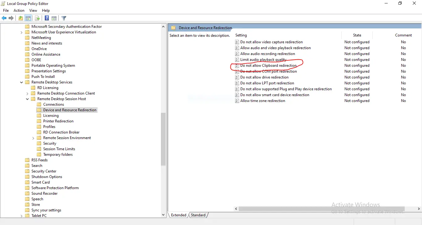 How to fix copy-paste not working problem in Remote Desktop