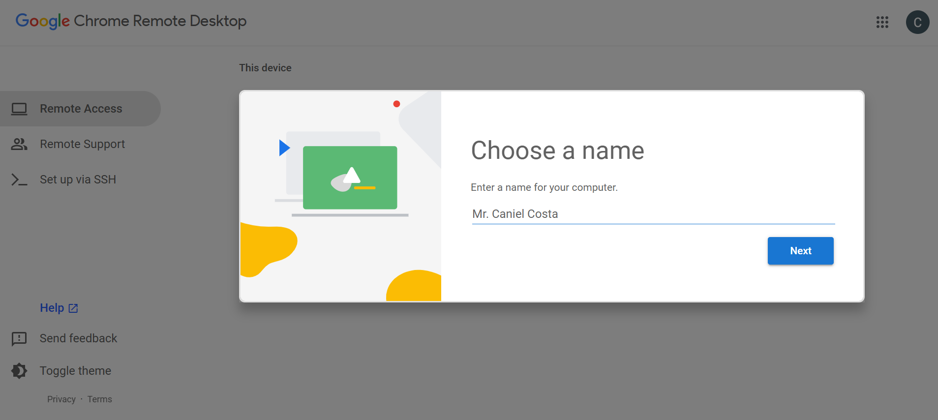 4 Easy Steps to Use Chrome Remote Desktop [Get Started] - Oudel Inc.